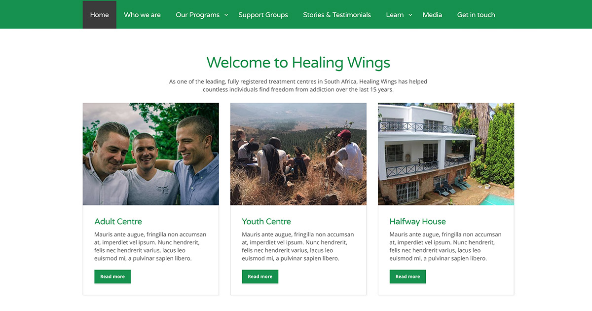 Youth Rehab & Recovery Centre Program| Healing Wings
